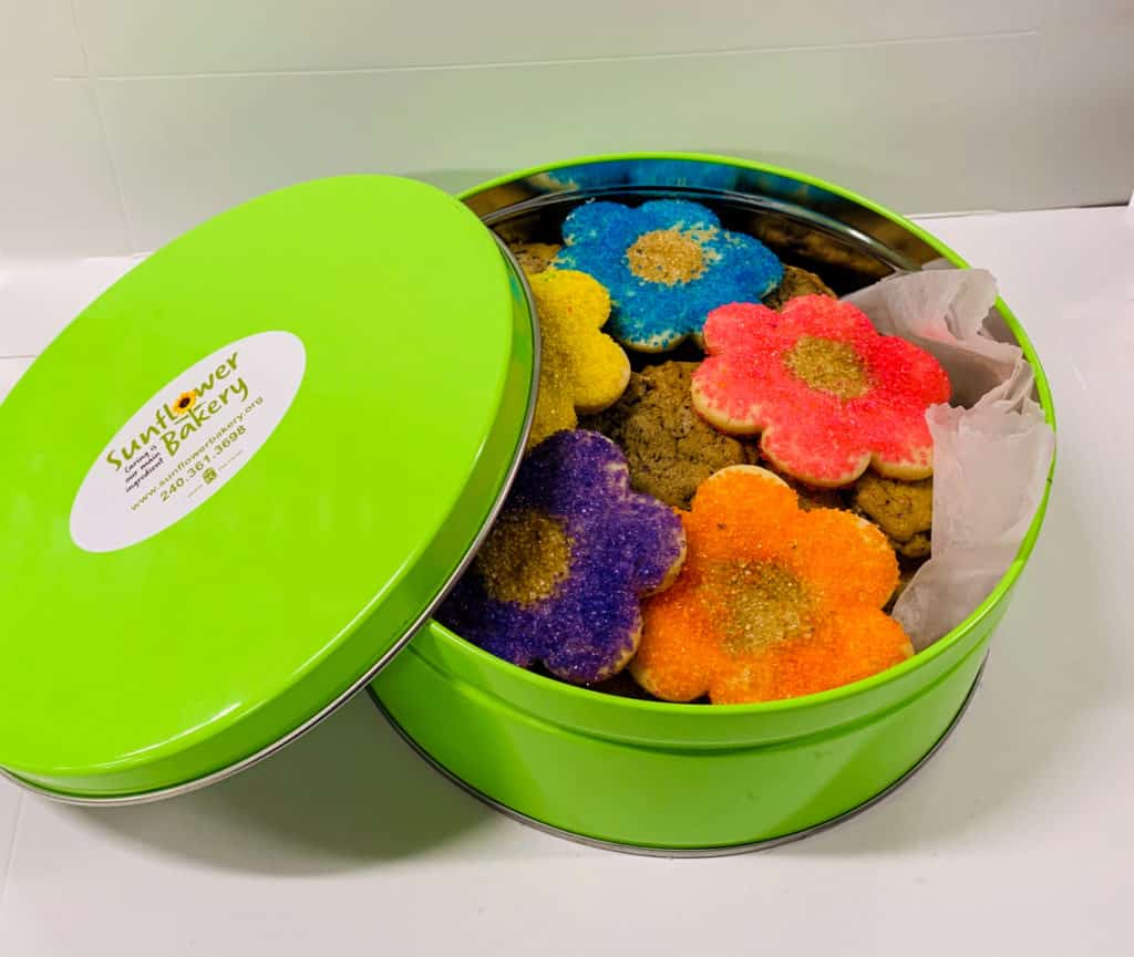 Assorted Cookie Tin (NF) - Sunflower Bakery