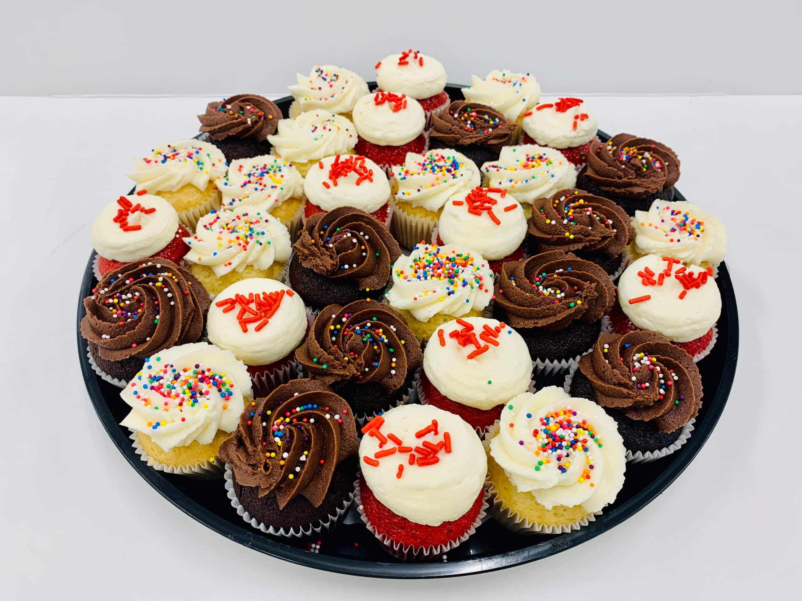 Mini Cupcake Platter NF Sunflower Bakery Mini Cupcake Platter NF Sunflower Bakery